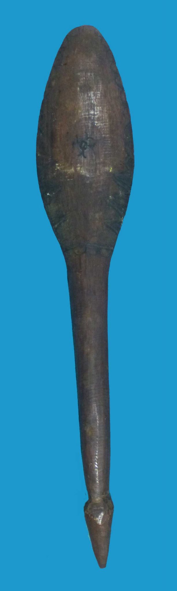 BH05 Eastern Australia Aboriginal Throwing Club Totemic Symbols ...
