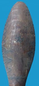 BH05 Eastern Australia Aboriginal Throwing Club Totemic Symbols ...